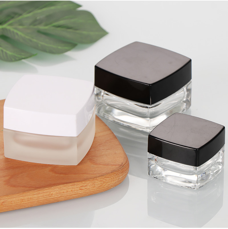 20g glass cream jar with plastic cap - Reihey Glass